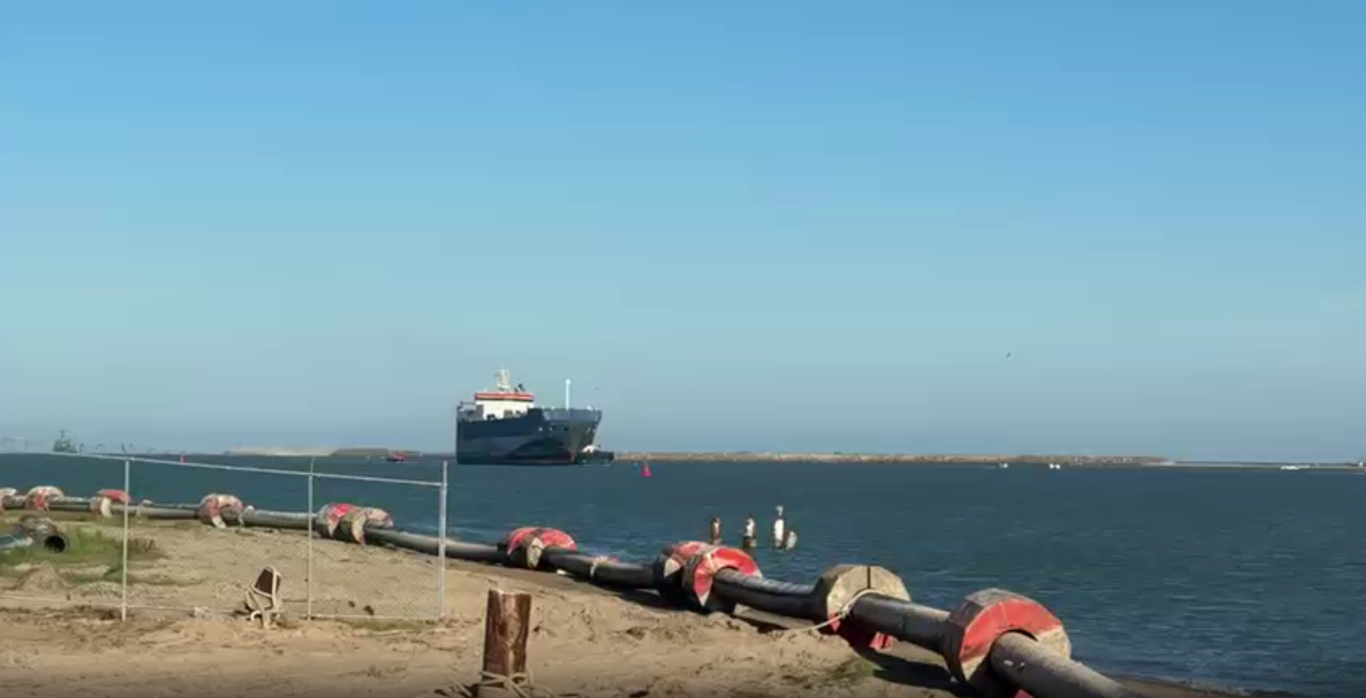Primer Arribo de un barco o de carga rodante a la APITAM del Puerto de ...